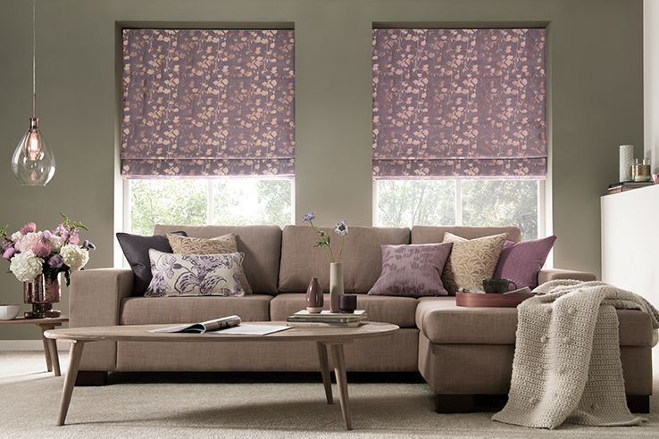 Purple Roman Blinds | Made-to-Measure in the UK | Hillarys™
