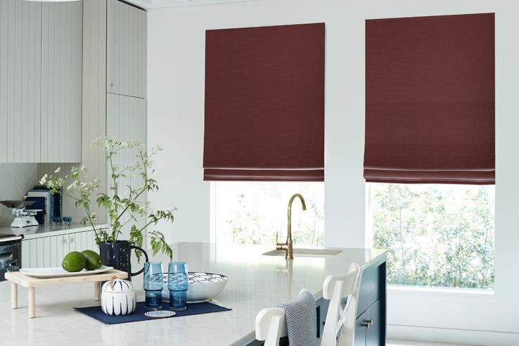 Red Roman Blinds | Made-to-Measure in the UK | Hillarys™