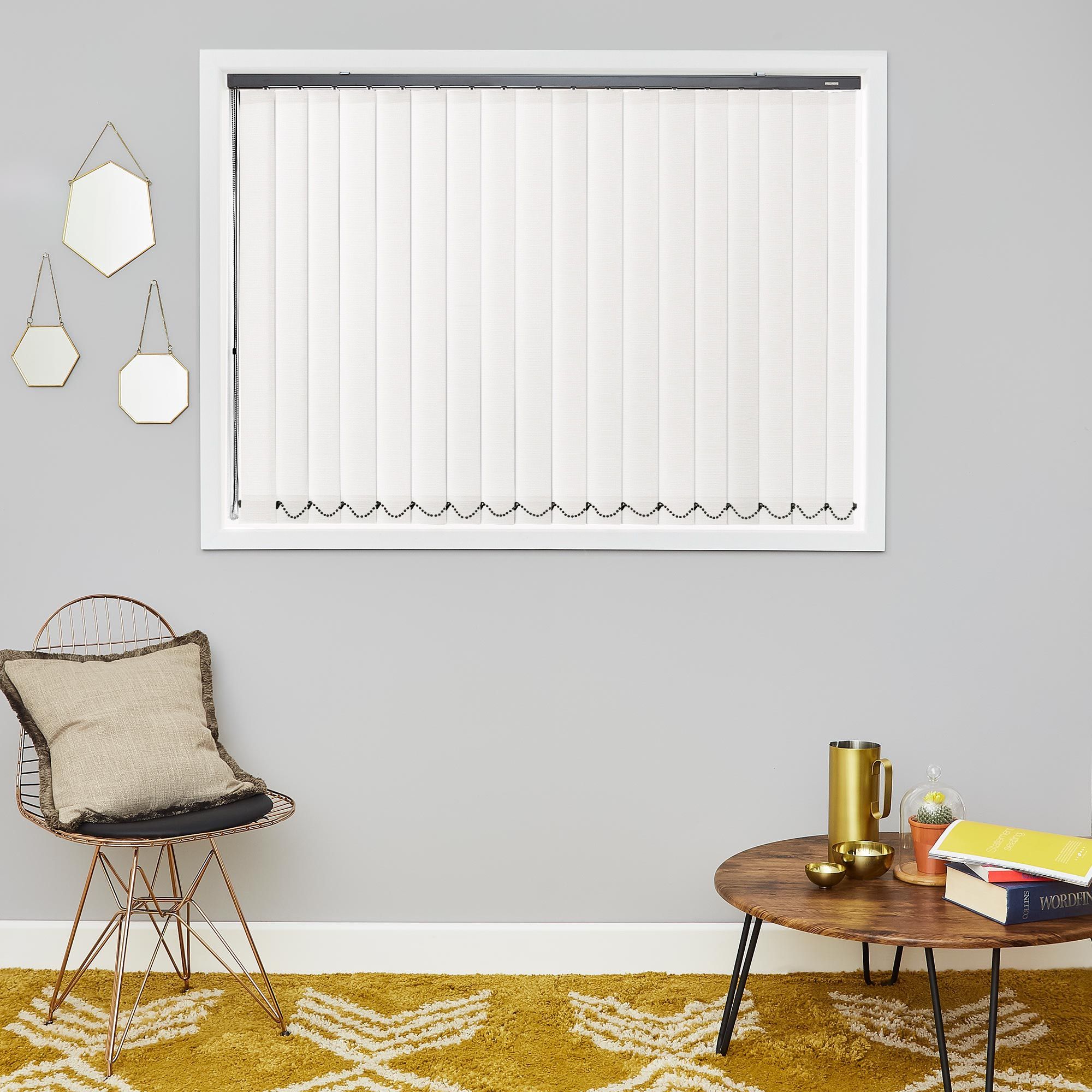 White Vertical Blinds | Vertical Blinds | Hillarys