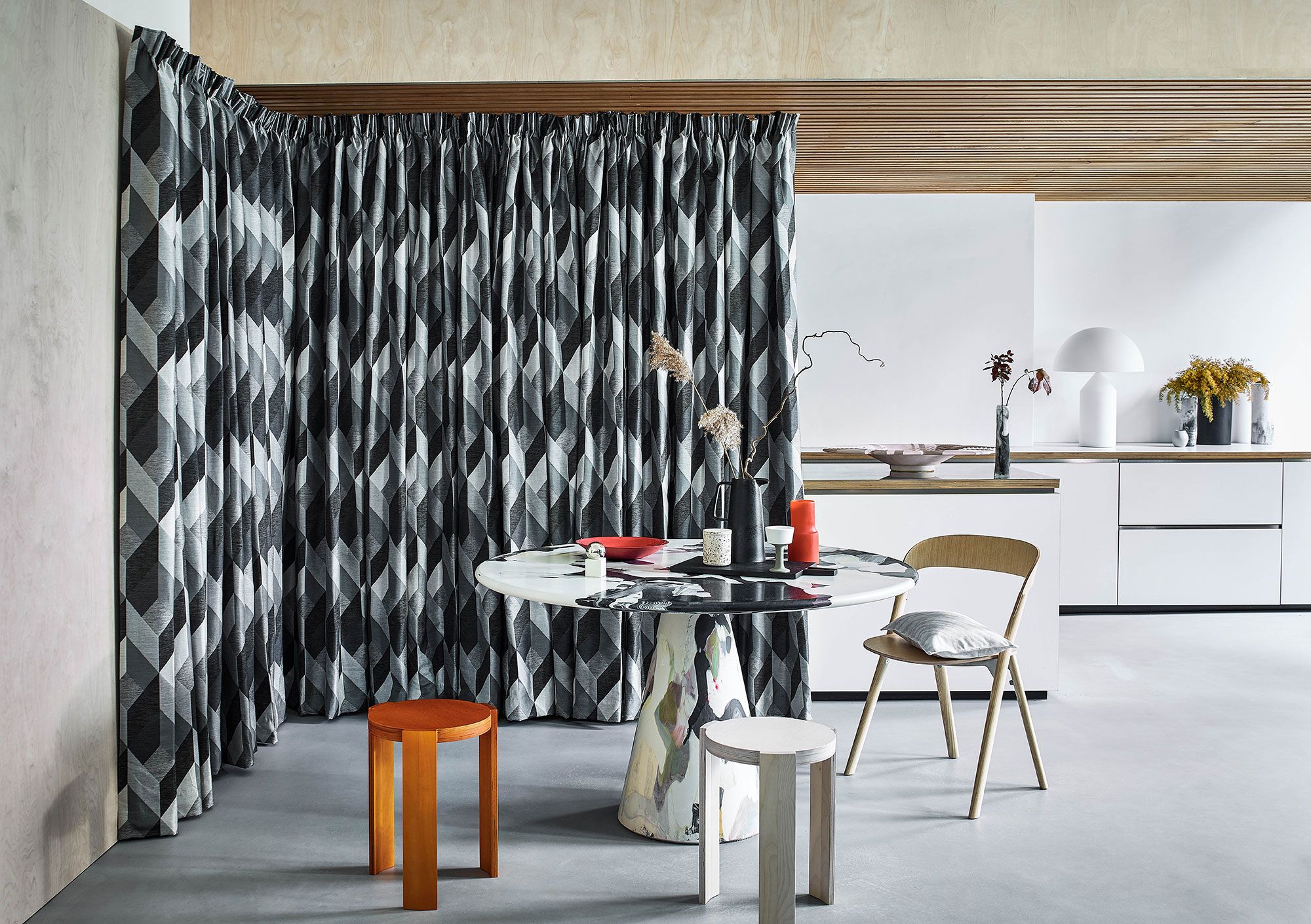 Geometric Curtains - Made to Measure Curtains | Hillarys