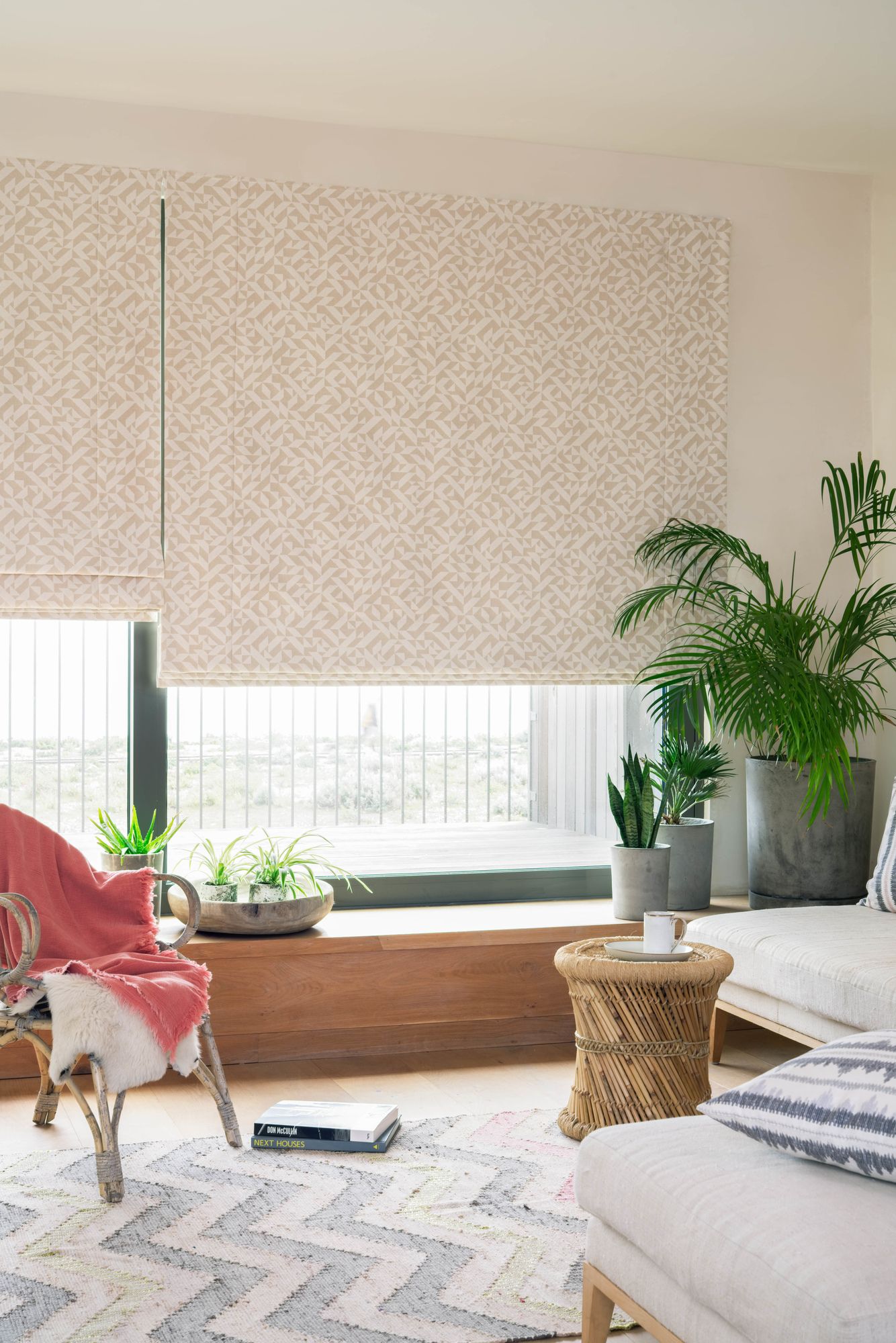 Cream Roman Blinds | Made to Measure Blinds | Hillarys