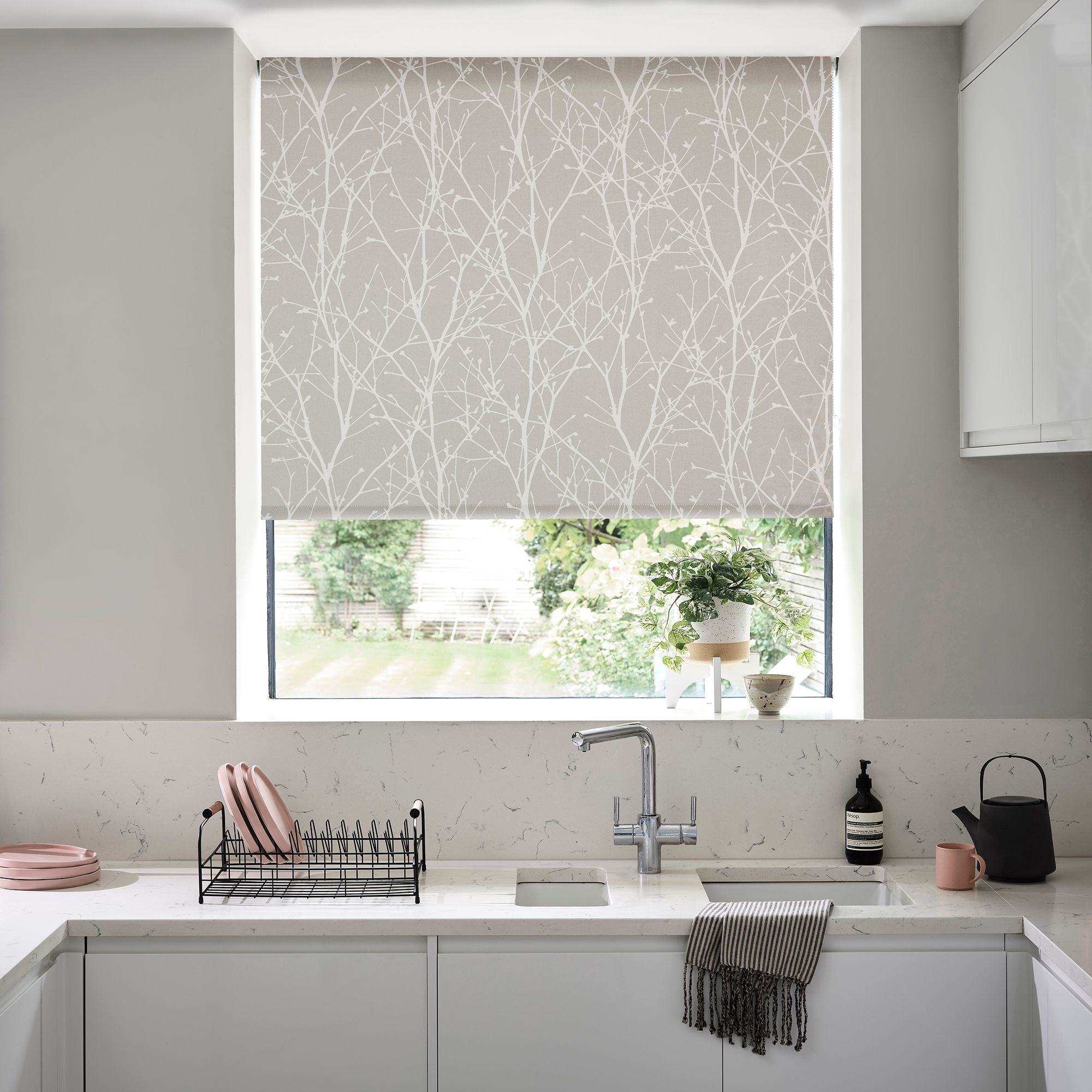 Roller blind grey store