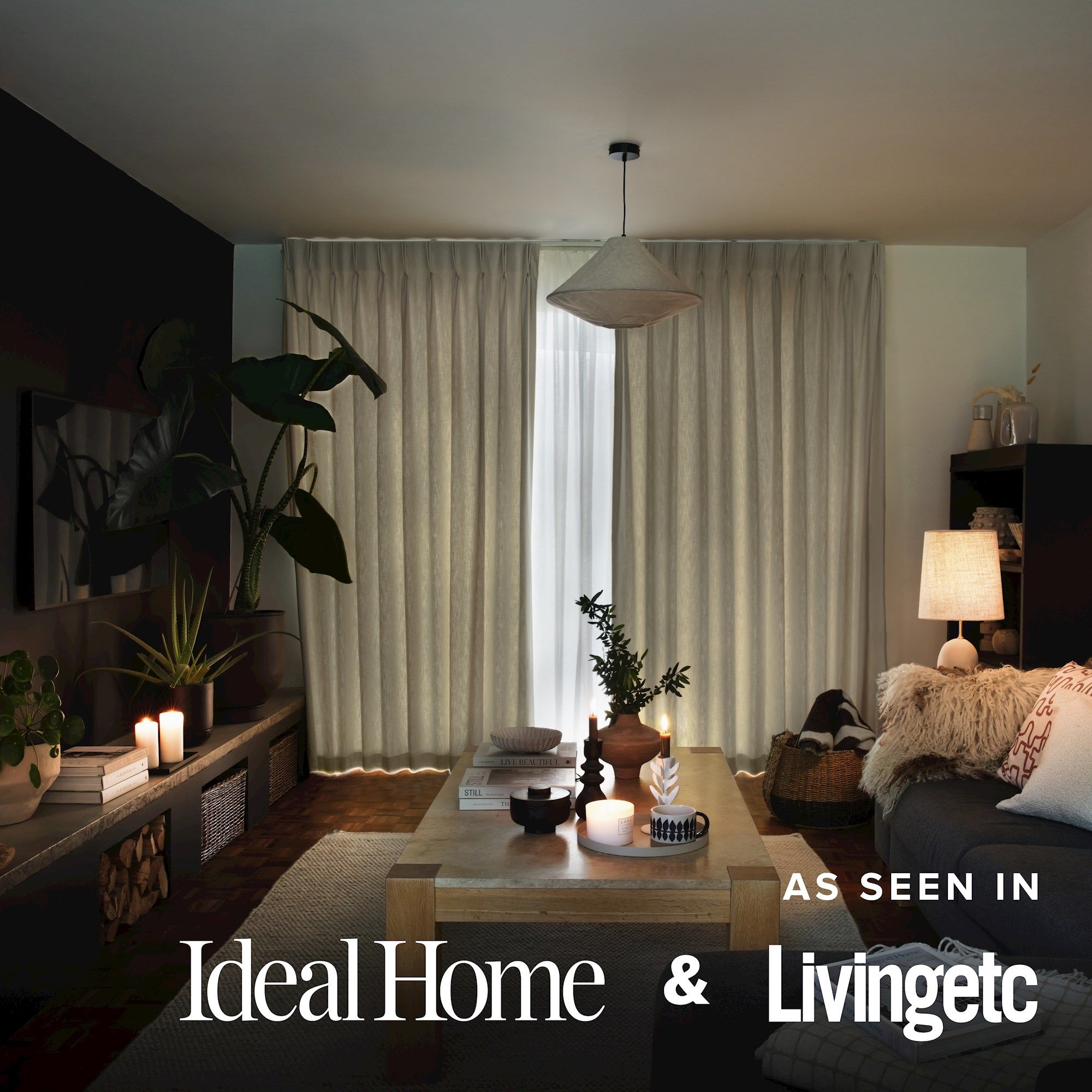 Harper Almond Curtain | Hillarys