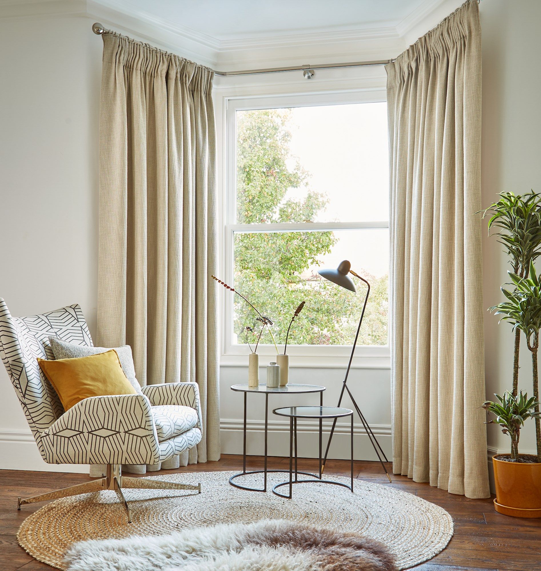 Made to Measure Cream Curtains - Up to 50% Off - Hillarys™
