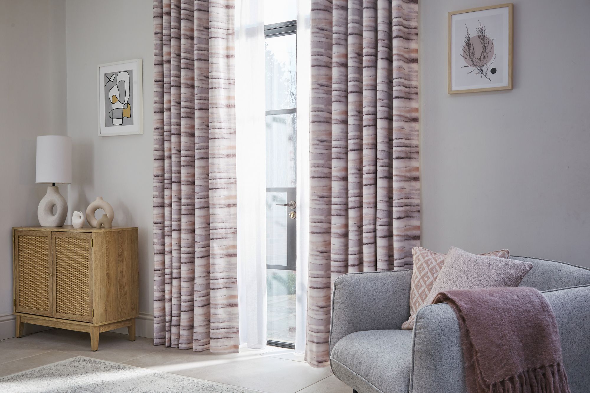 Made to Measure Pink Living Room Curtains - Hillarys™