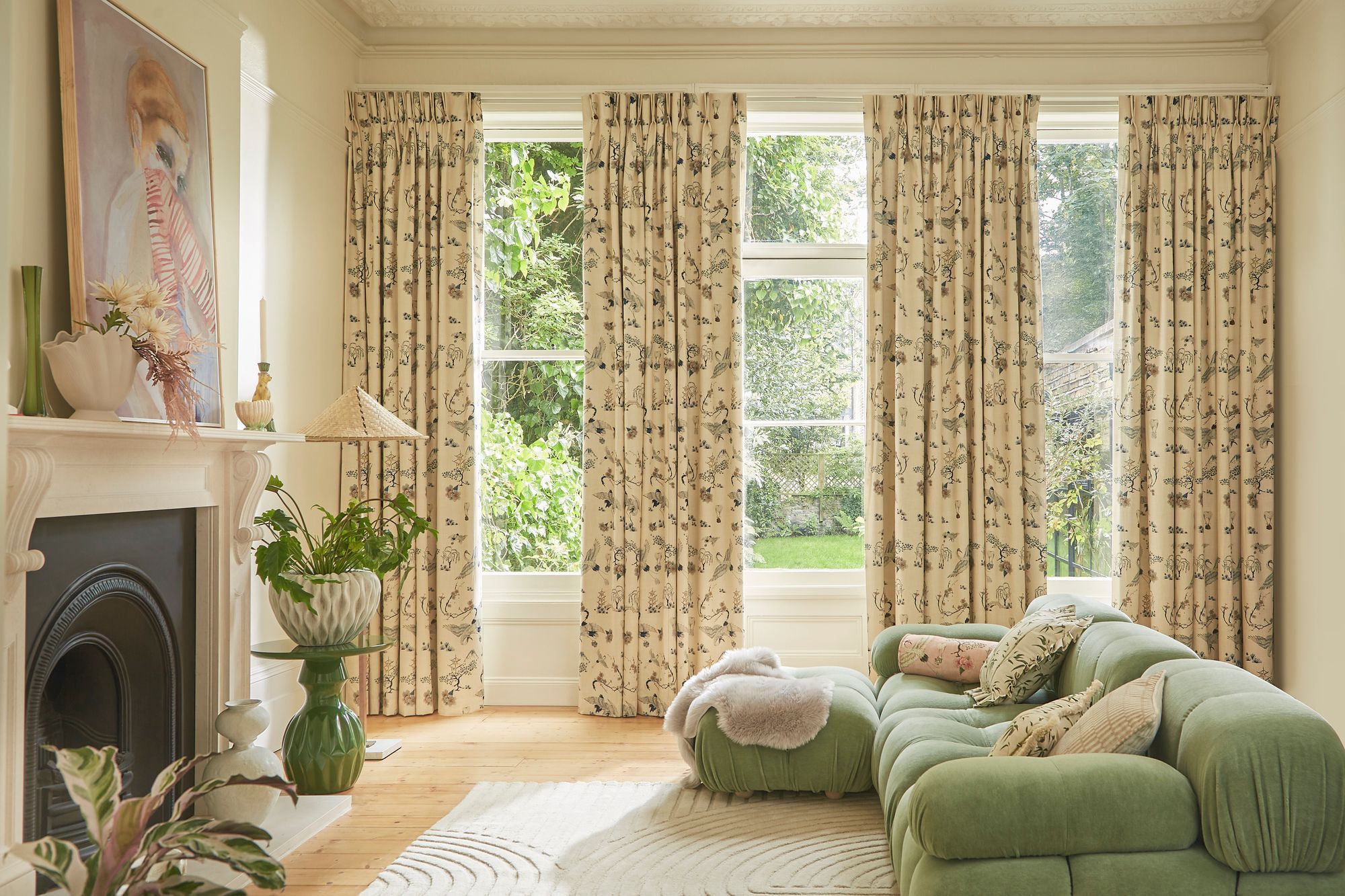 Made to Measure Cream Living Room Curtains - Hillarys™