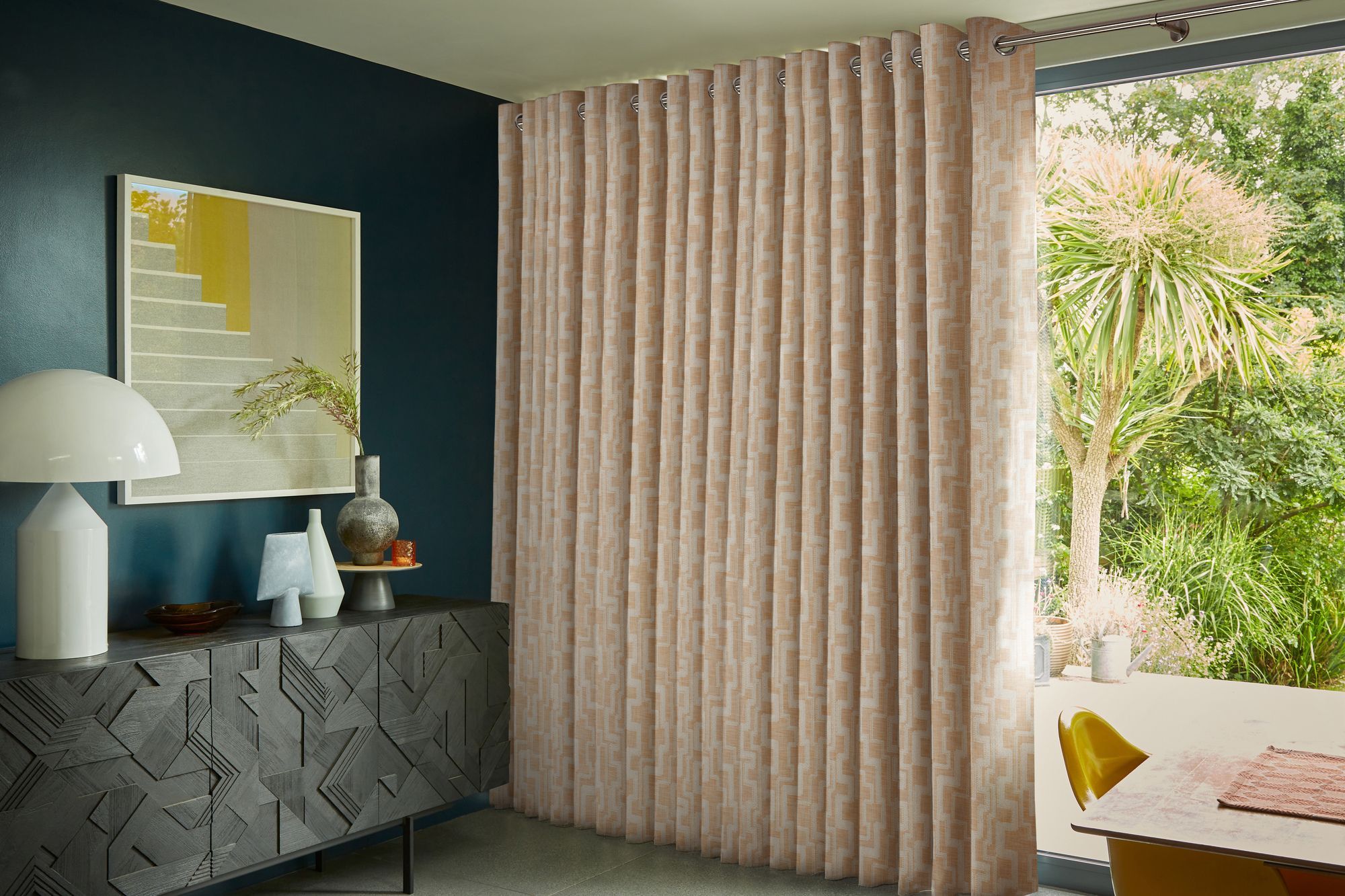 Made to Measure Yellow Eyelet Curtains - Hillarys™