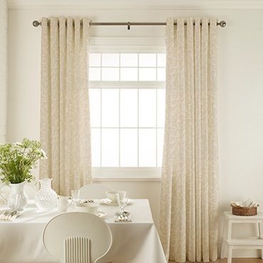 Alice Ivory Curtains | Hillarys